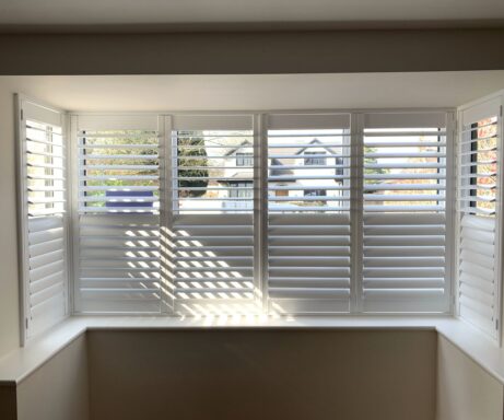 Box Bay Window Shutters - Crafted Shutters
