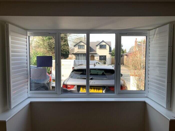 Box Bay Window Shutters - Crafted Shutters