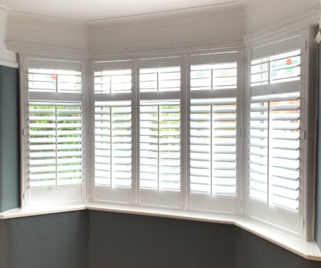 Bay Window Shutters Manchester Cheshire | Crafted Shutters