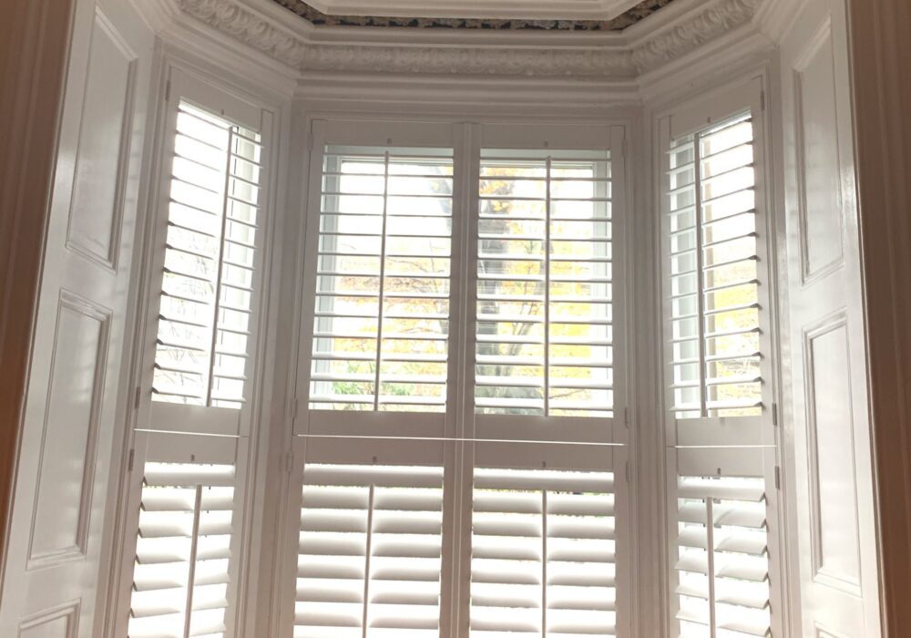 Bay Window Shutters Manchester Cheshire | Crafted Shutters