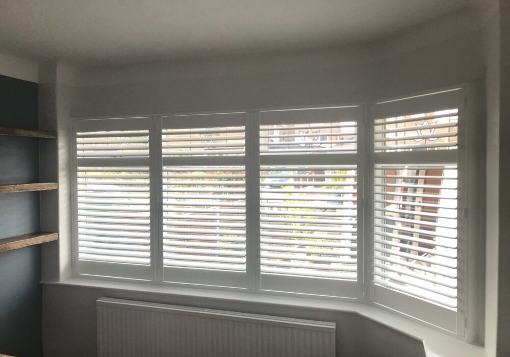 Bay Window Shutters Manchester Cheshire | Crafted Shutters