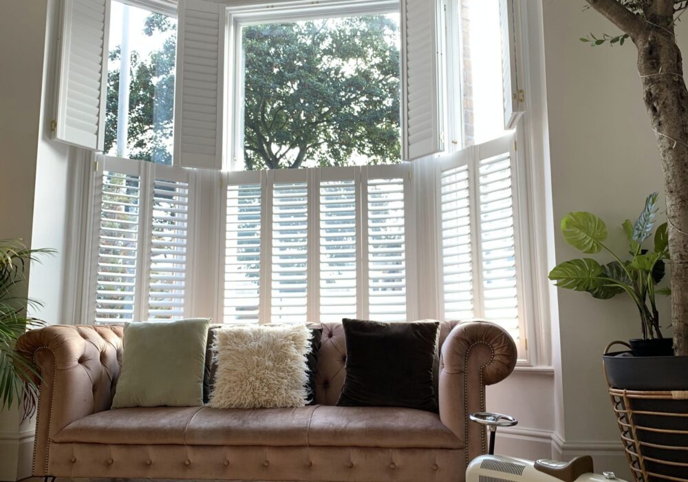 Bay Window Shutters Manchester Cheshire | Crafted Shutters