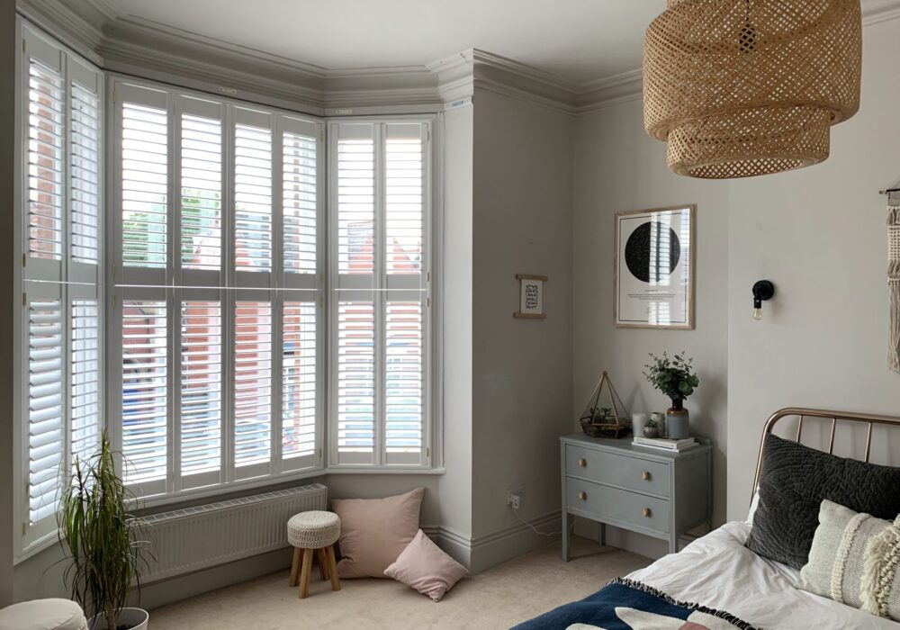 Bay Window Shutters Manchester Cheshire | Crafted Shutters