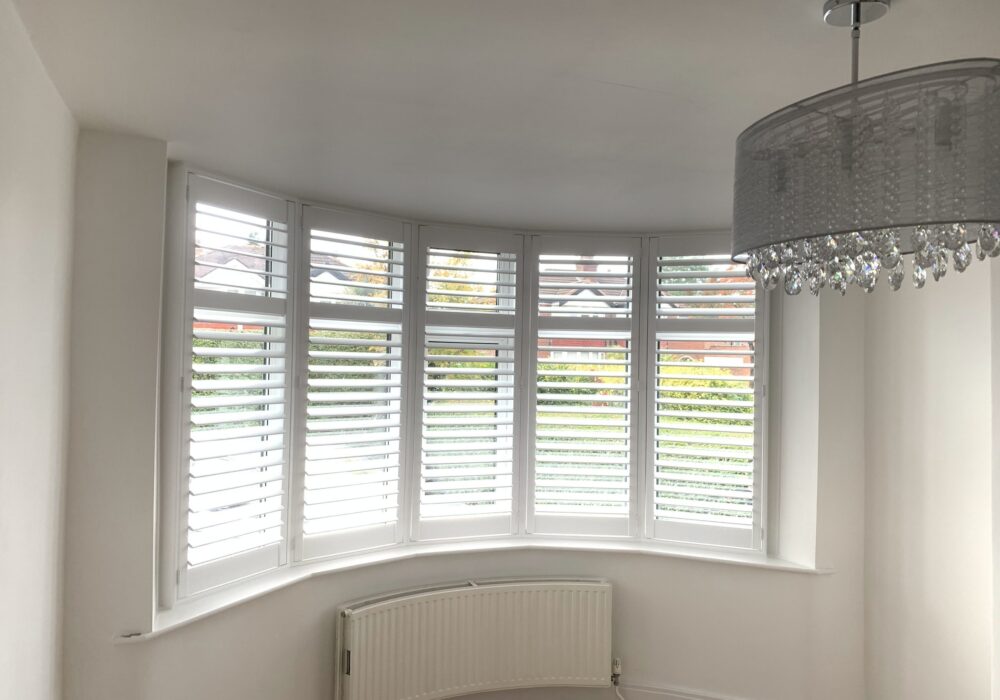 Bay Window Shutters Manchester Cheshire | Crafted Shutters