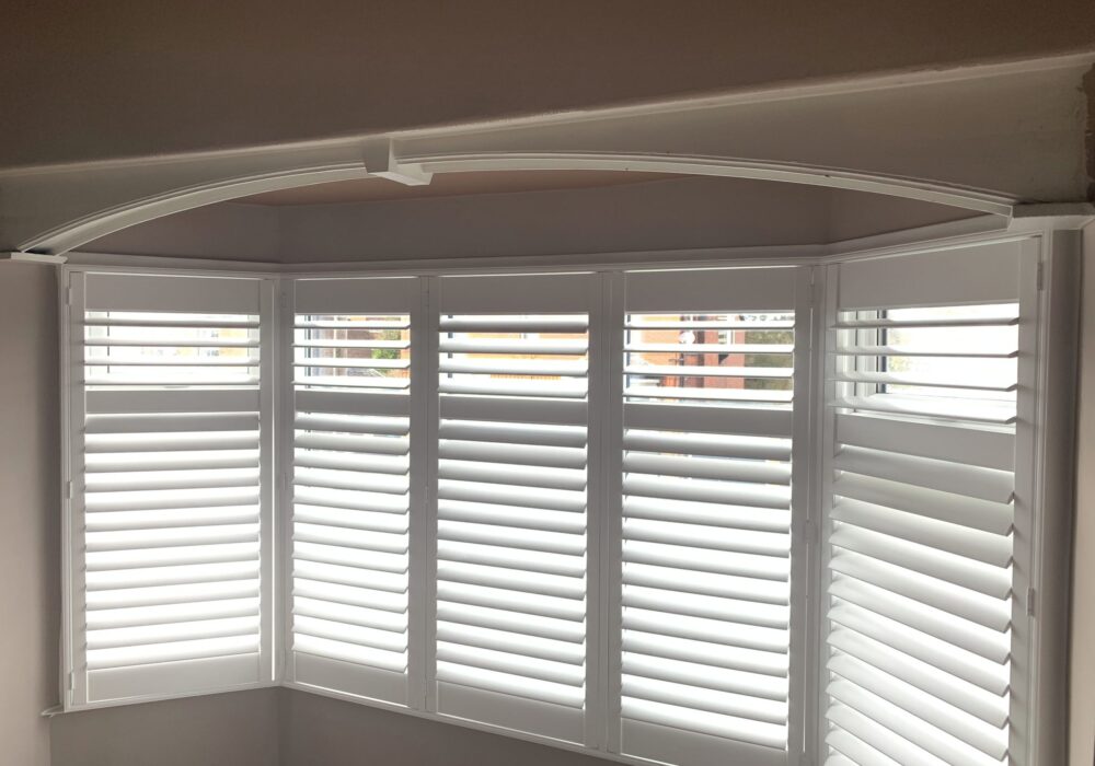 Bay Window Shutters Manchester Cheshire | Crafted Shutters