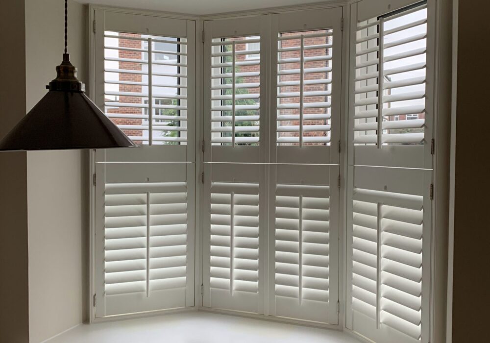 Bay Window Shutters Manchester Cheshire | Crafted Shutters