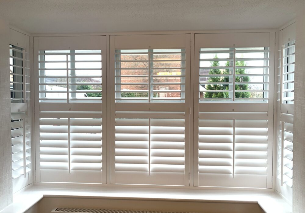 Bay Window Shutters Manchester Cheshire | Crafted Shutters