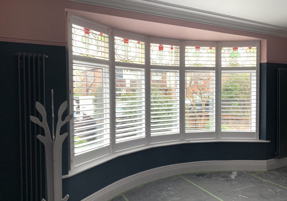 Bay Window Shutters Manchester Cheshire | Crafted Shutters
