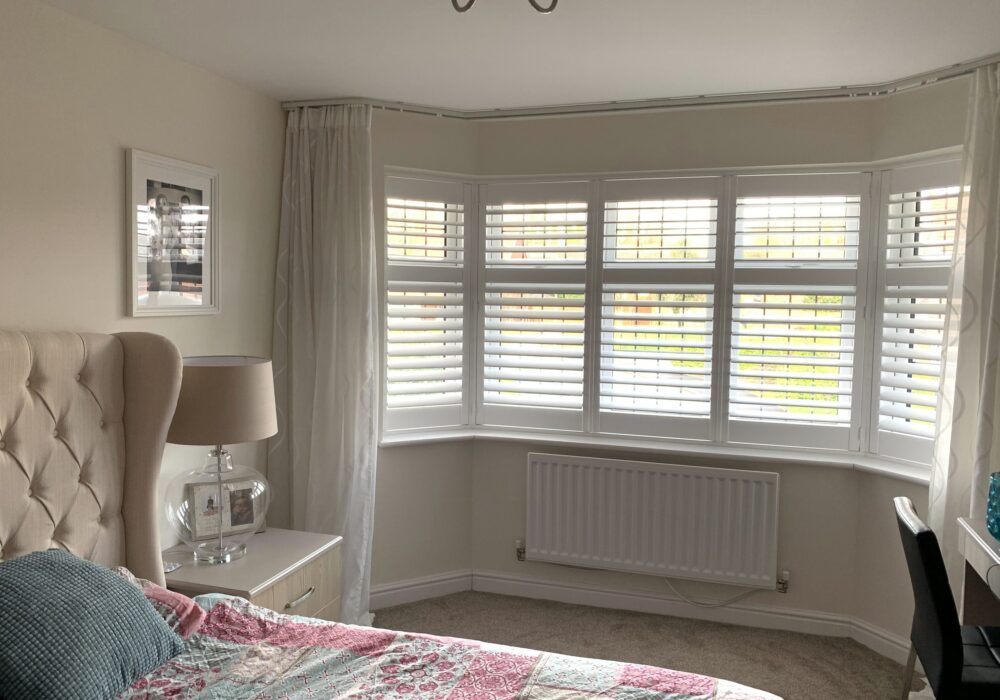 Bay Window Shutters Manchester Cheshire | Crafted Shutters