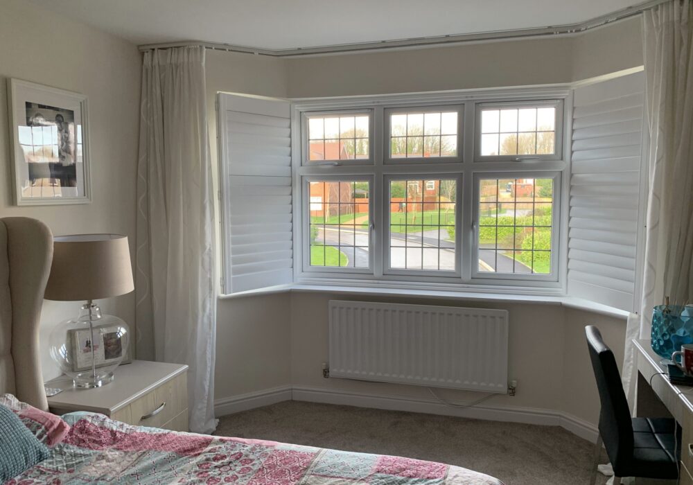 Bay Window Shutters Manchester Cheshire | Crafted Shutters