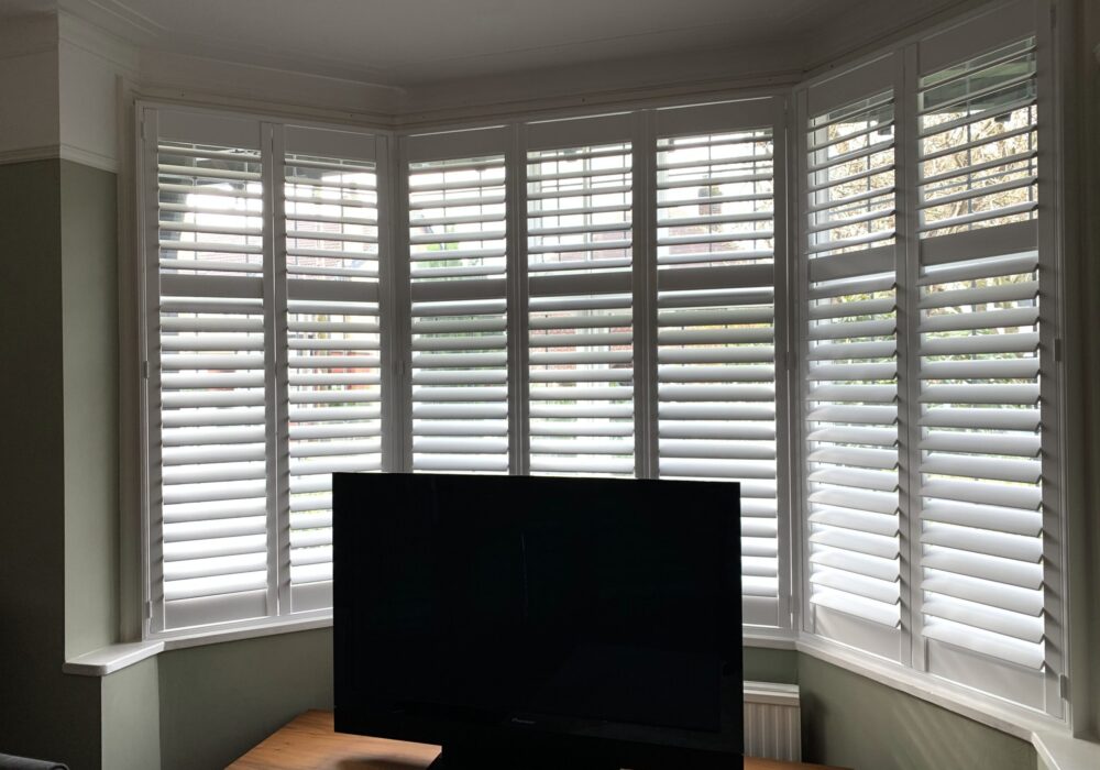 Bay Window Shutters Manchester Cheshire | Crafted Shutters