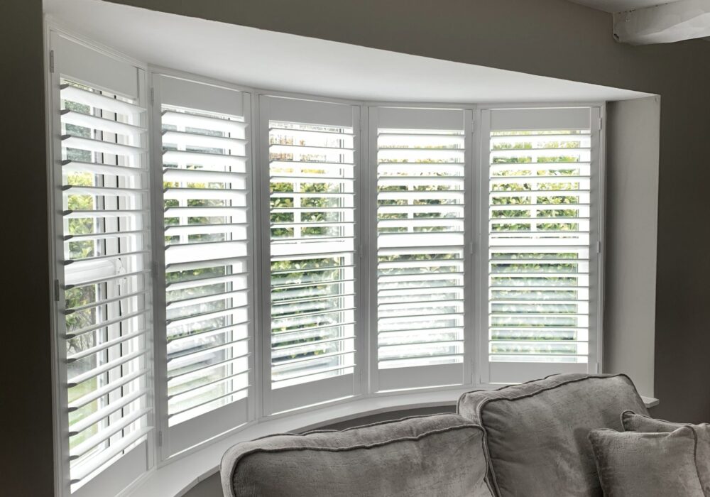 Bay Window Shutters Manchester Cheshire | Crafted Shutters