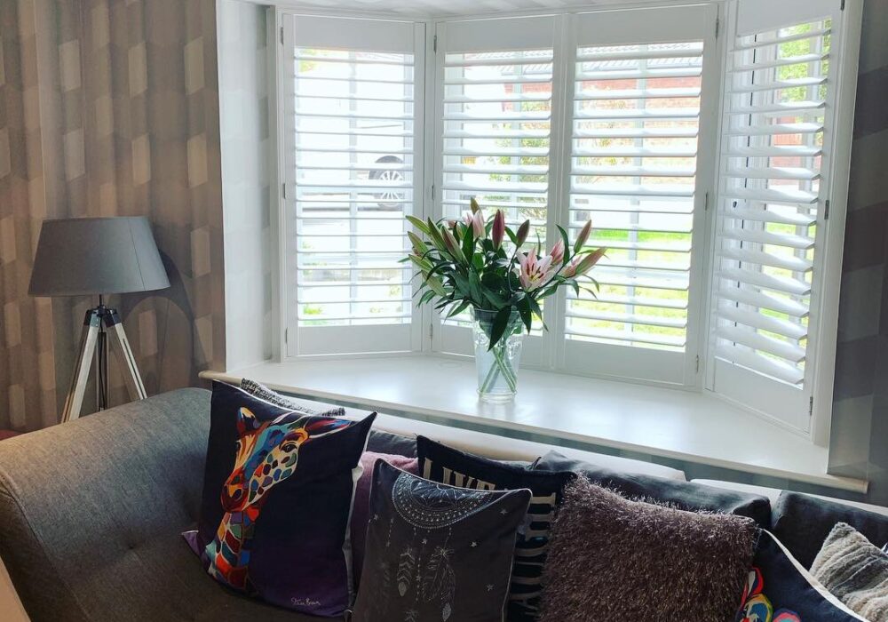 Bay Window Shutters Manchester Cheshire | Crafted Shutters