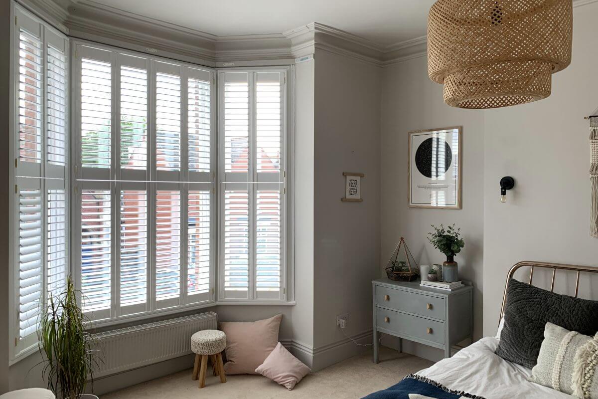 Bay Window Shutters - Crafted Shutters